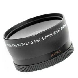 Groothoek converter 0.45x met macro mogelijkheid - 58mm